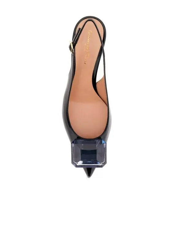 GIANVITO ROSSI Jaipur Slingback Pumps - Black