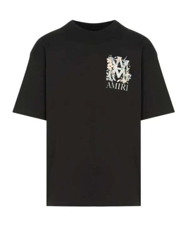 Amiri Ma Floral Printed Crewneck T-shirt