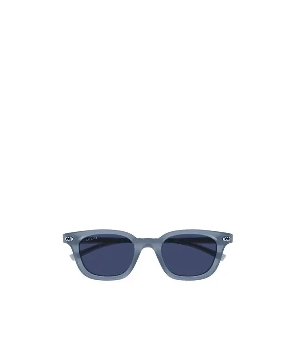 Gucci Oval Frame Sunglasses - Blue