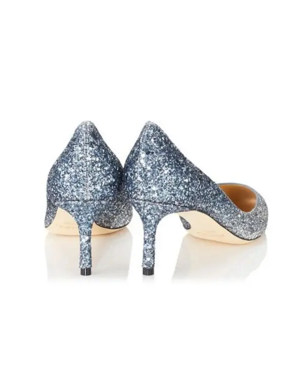 JIMMY CHOO Pointed Glitter Heels