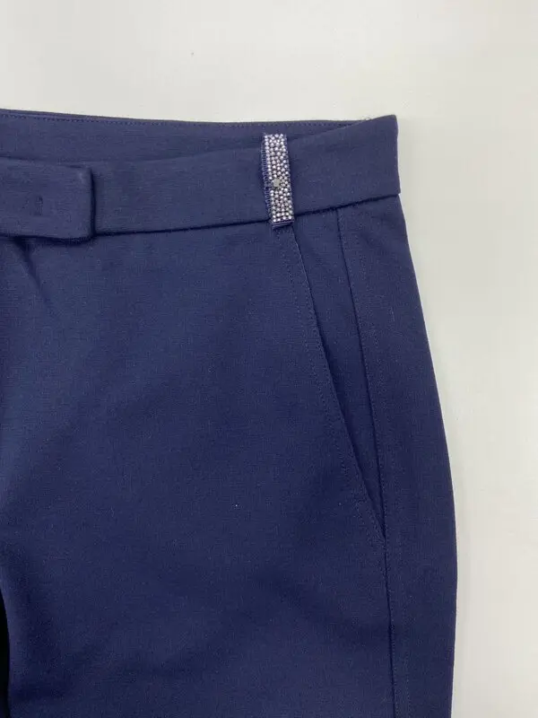 Max Mara Tailored Casual Pants With Side Pockets - Black