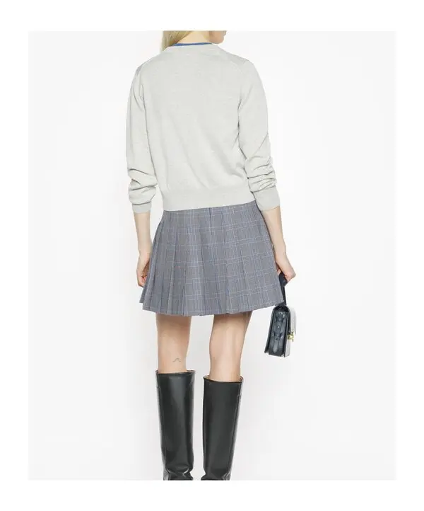Maison Kitsuné Fox Patch Buttoned Cardigan