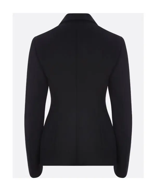 Alaïa Double-breasted Fitted Waist Blazer
