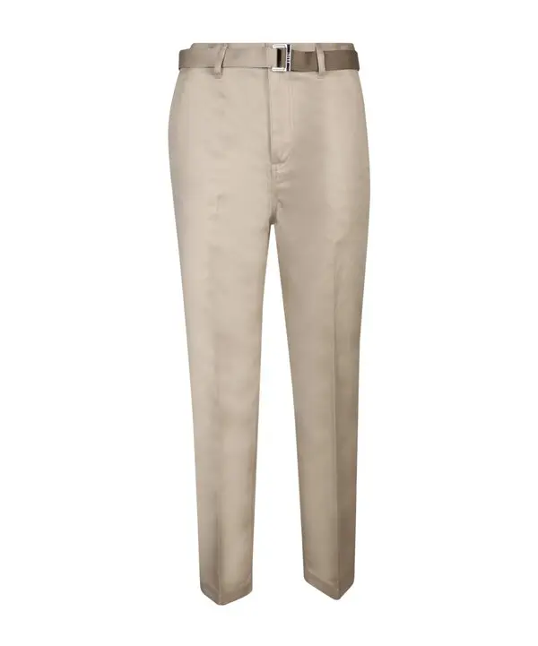 Sacai Belted Tailored Chino Trousers