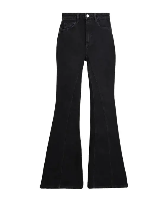 ICON DENIM LOS ANGELES Stella Flared Jeans - Black