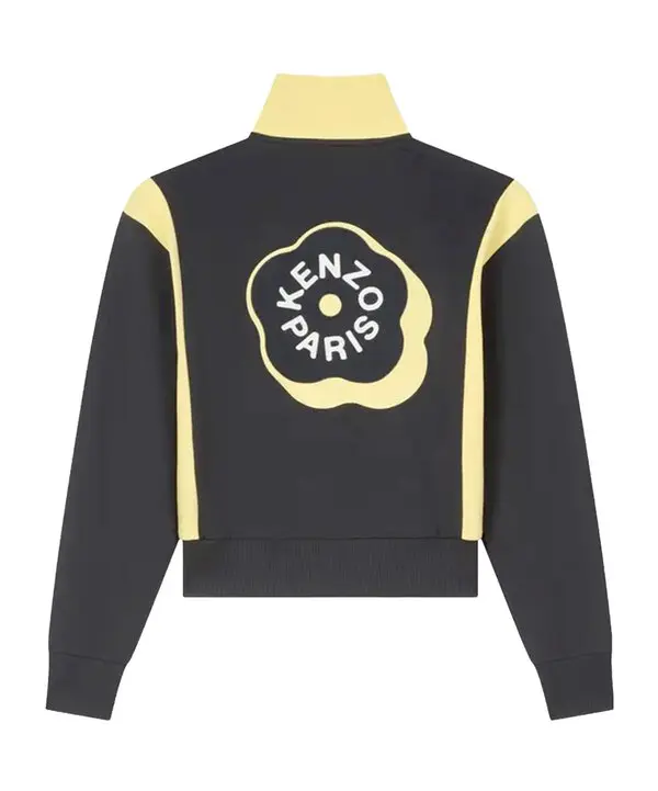 Kenzo Logo Detailed Zip-up Jacket