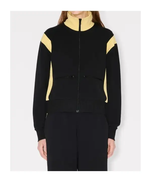 Kenzo Logo Detailed Zip-up Jacket