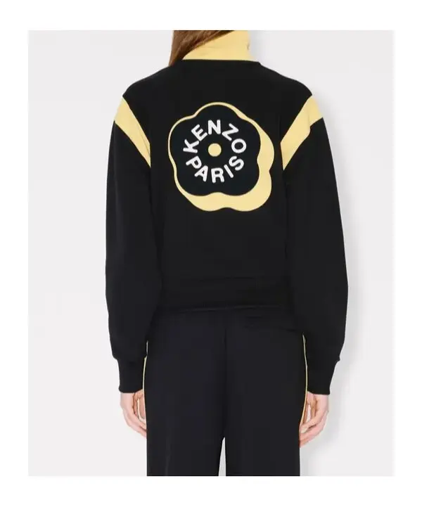 Kenzo Logo Detailed Zip-up Jacket