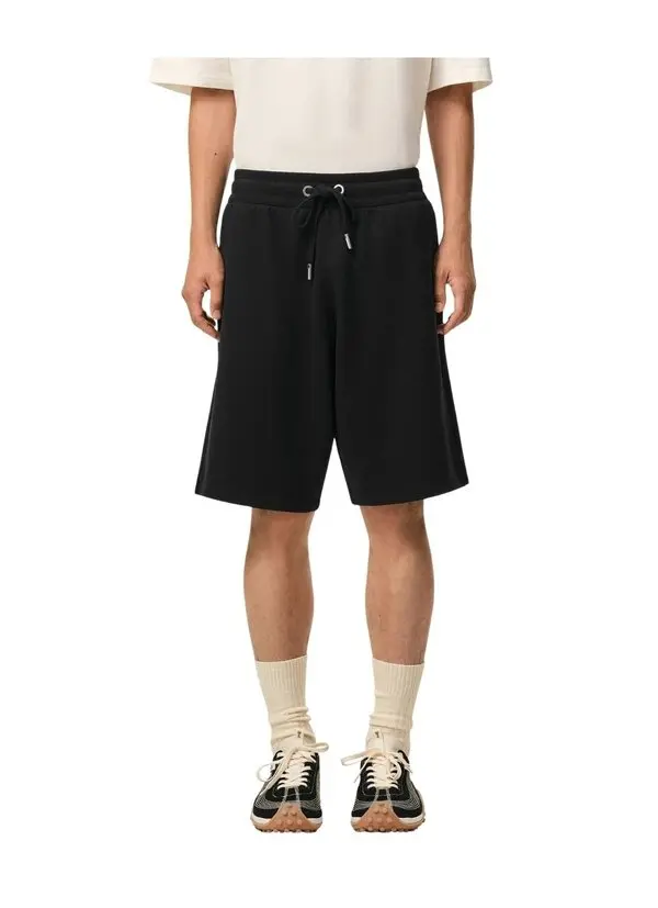 AMI Paris De Coeur Drawstring Shorts - Black