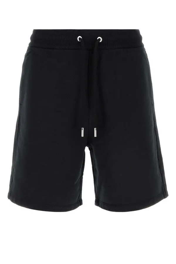 AMI Paris De Coeur Drawstring Shorts - Black