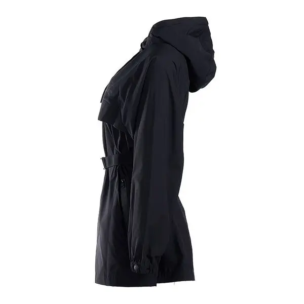 Burberry Embroidered Logo Belted Parka