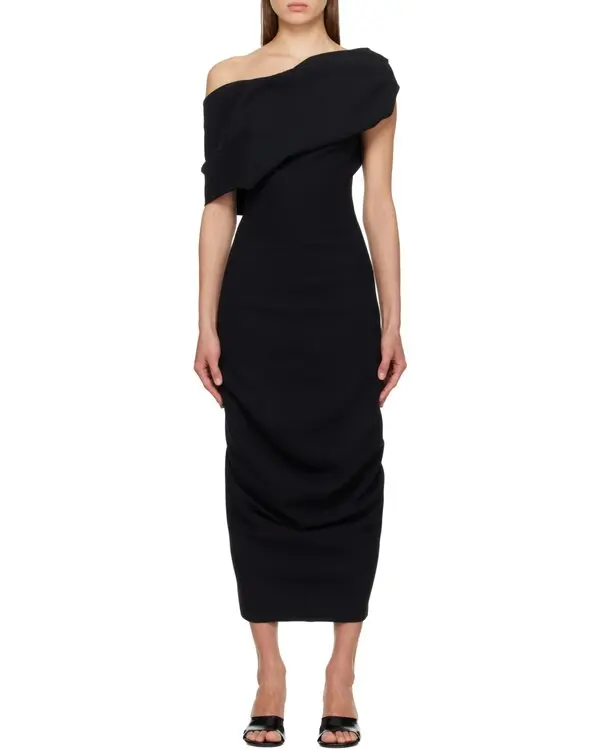 Jacquemus Draped One-shoulder Dress