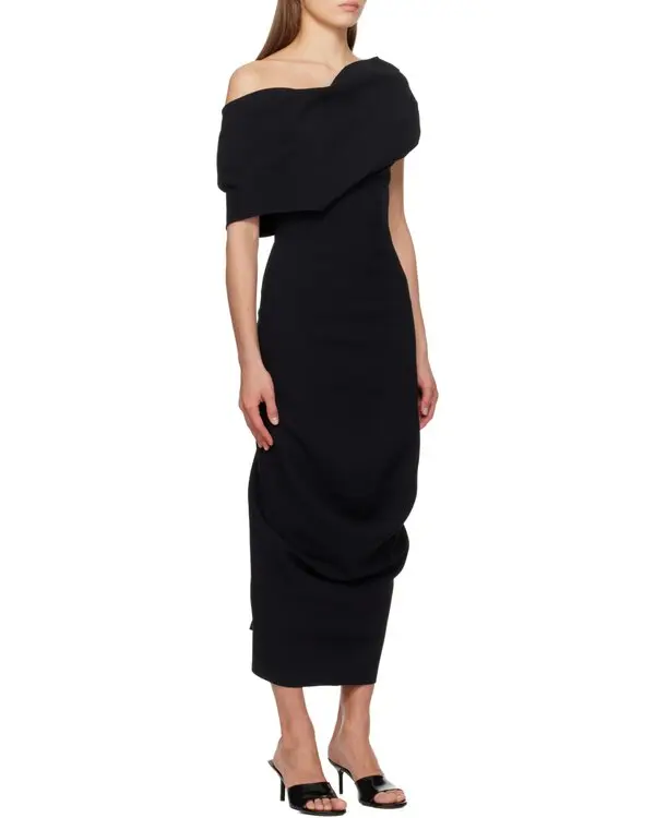 Jacquemus Draped One-shoulder Dress