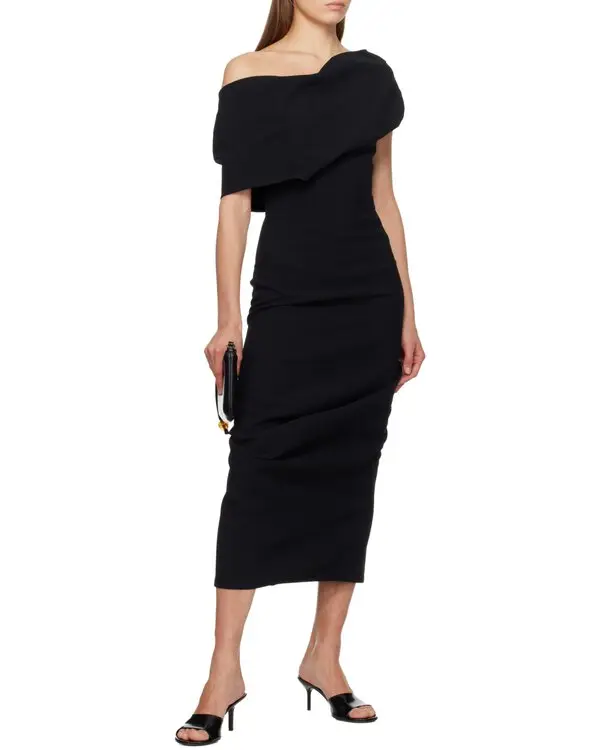 Jacquemus Draped One-shoulder Dress
