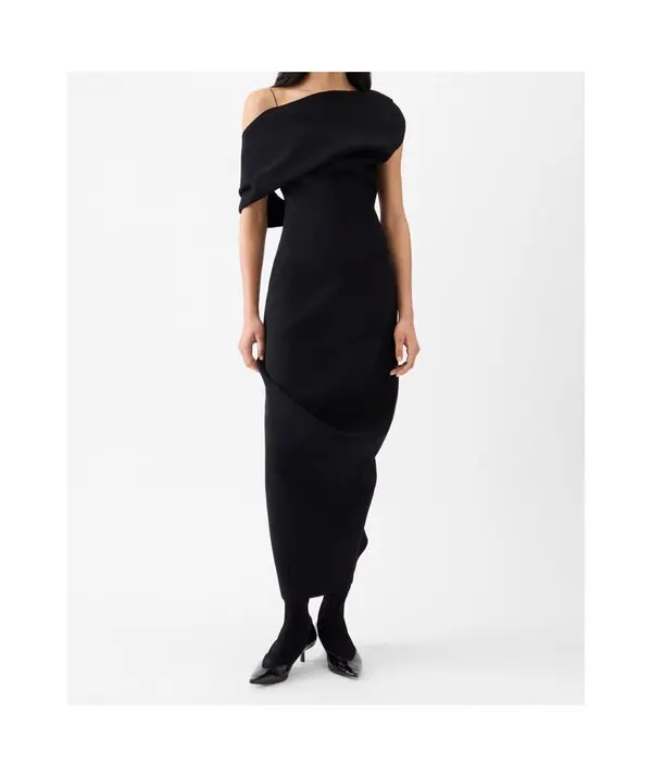 Jacquemus Draped One-shoulder Dress