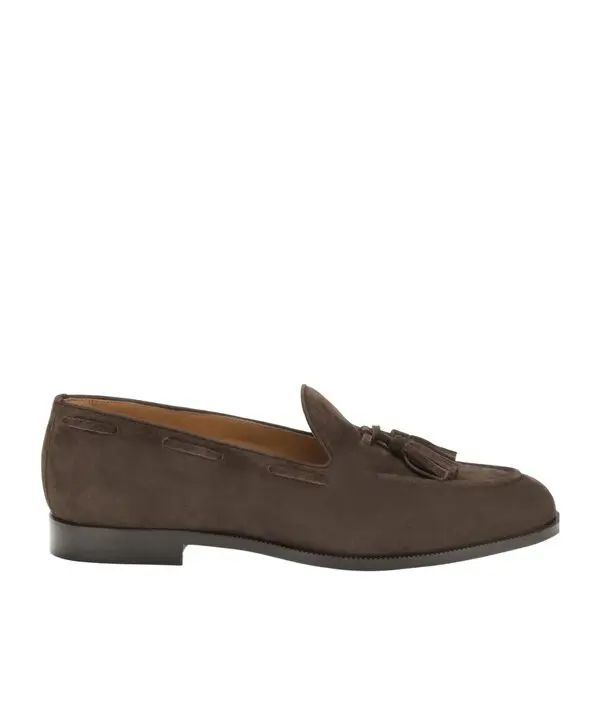 Loro Piana Serge Walk Loafers With Tassel Detailing - Brown