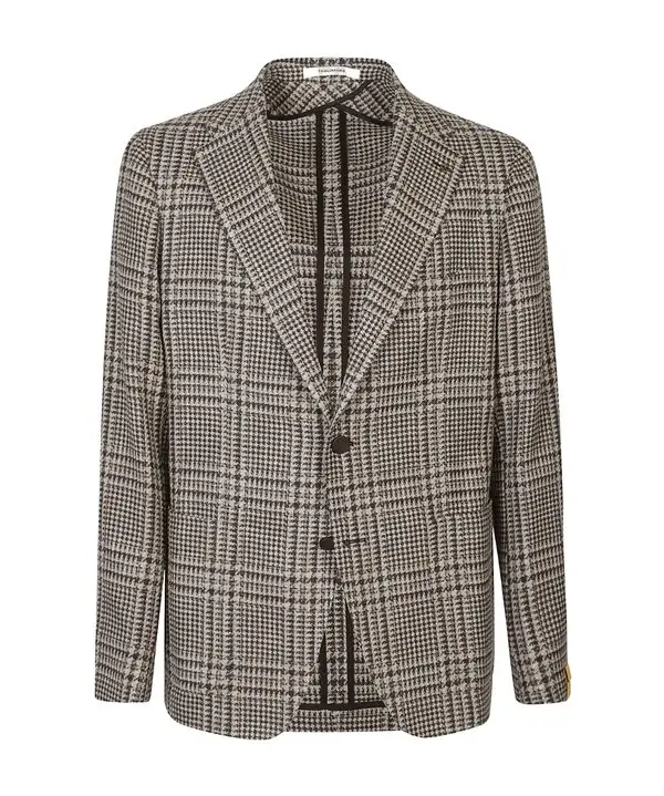 Tagliatore Montecarlo Checked Blazer - Gray