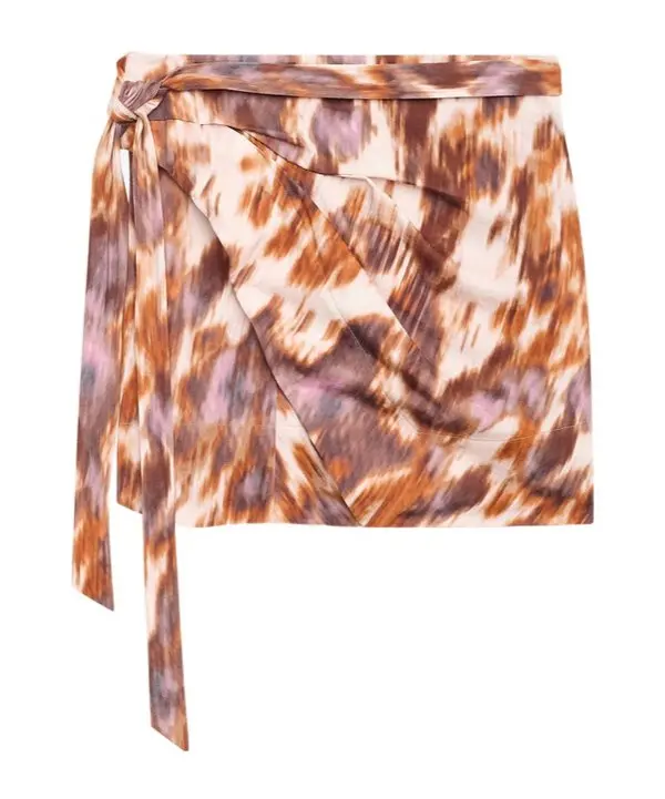 Isabel Marant Étoile Berenice" Printed Mini Skirt - Hazel