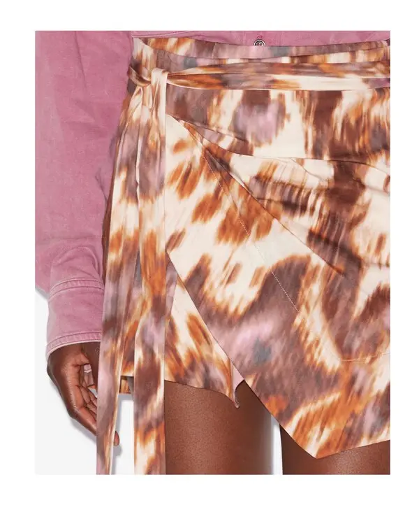 Isabel Marant Étoile Berenice" Printed Mini Skirt - Hazel