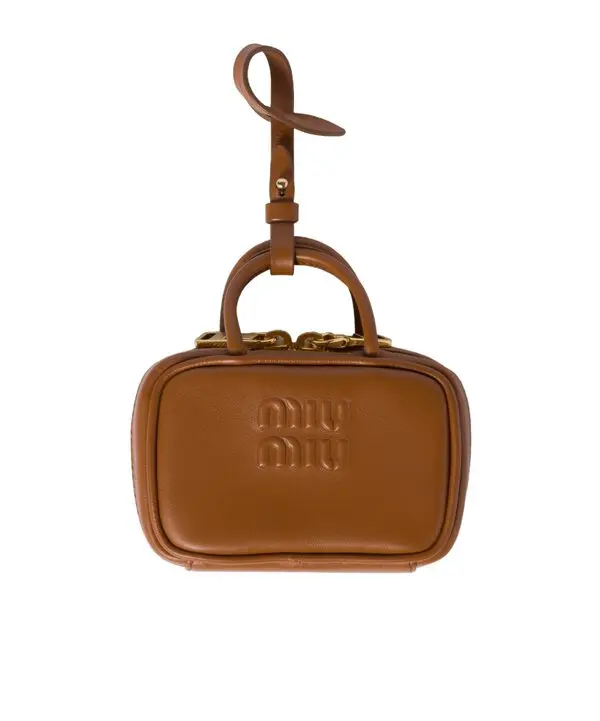 Miu Miu Logo-embossed Trick Keychain