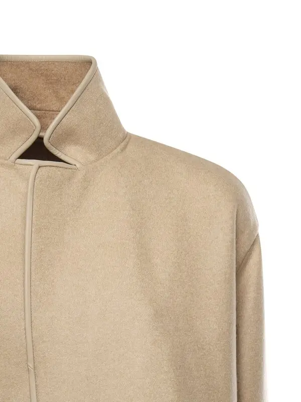 Loro Piana Long Sleeved High Collar Coat