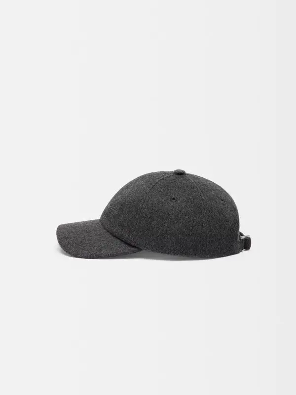 Jacquemus Embroidered Logo Baseball Cap - Dark Gray