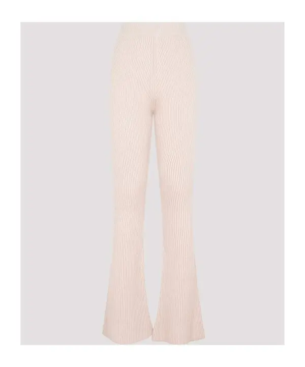 Peserico High-waist Knitted Flared Trousers
