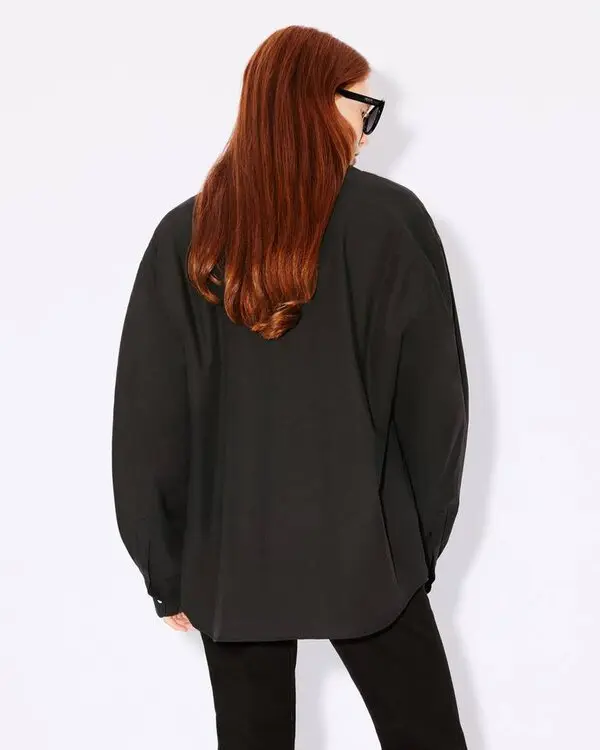 Kenzo Logo Patch Buttoned Padded Shirt