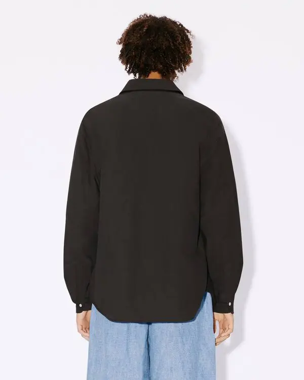 Kenzo Logo Patch Buttoned Padded Shirt