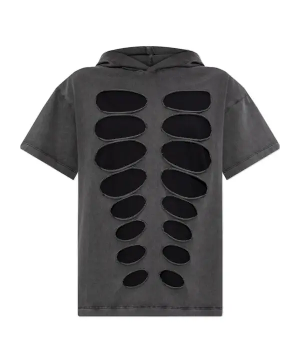 AVAVAV Cut-out Hooded T-shirt