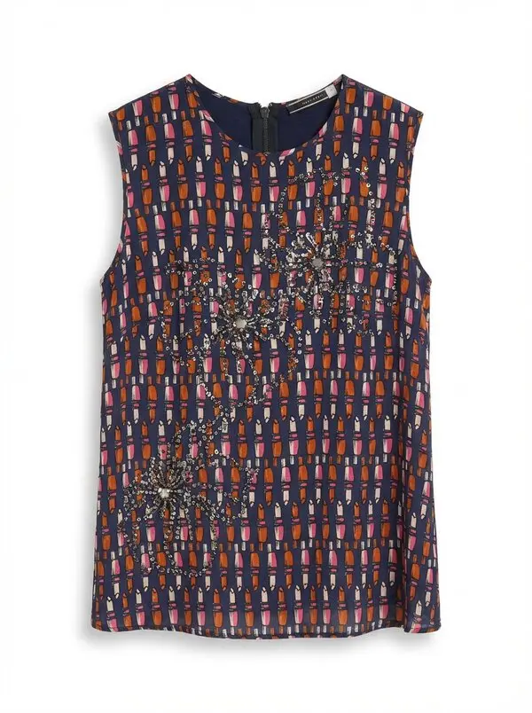 Sportmax Sleeveless Round Neck T-shirt