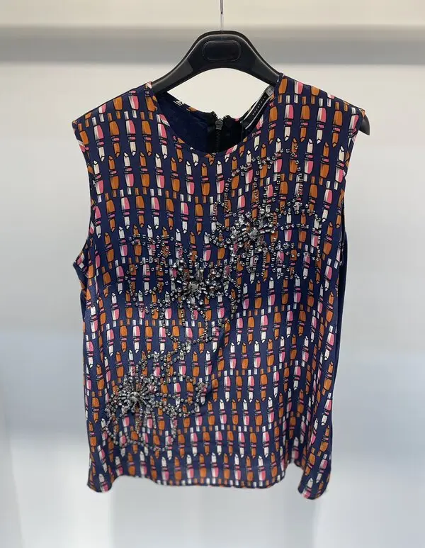 Sportmax Sleeveless Round Neck T-shirt