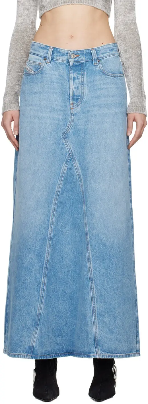 DIESEL® De Pago Denim Maxi Skirt