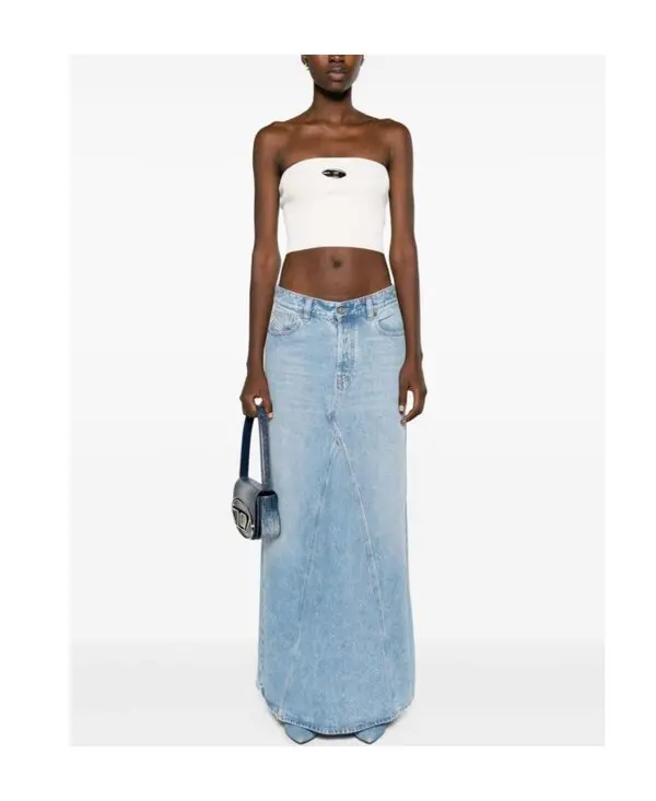DIESEL® De Pago Denim Maxi Skirt