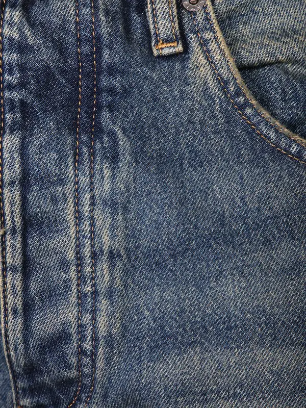 SUNFLOWER Logo Patch Straight-leg Jeans