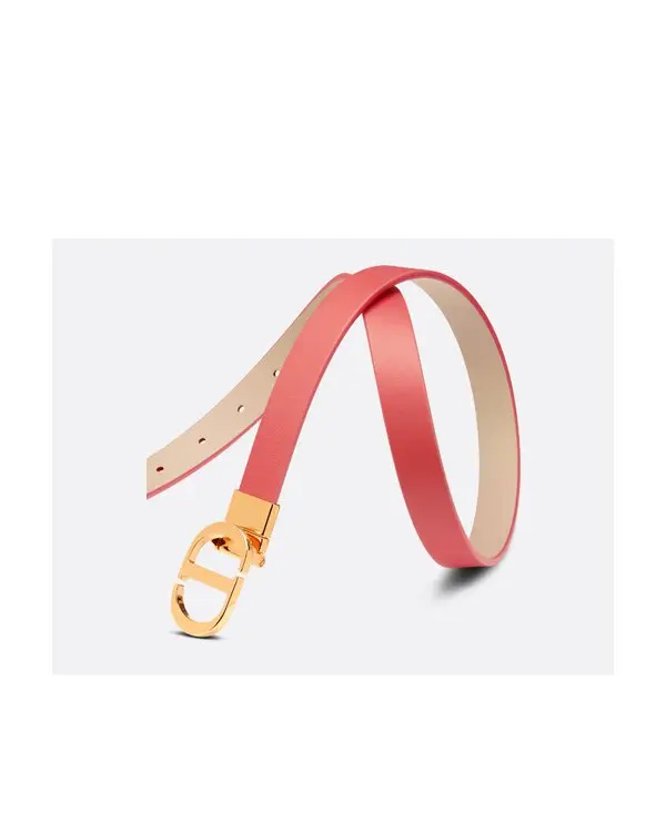 Dior 30 Montaigne Reversible Belt - Nude