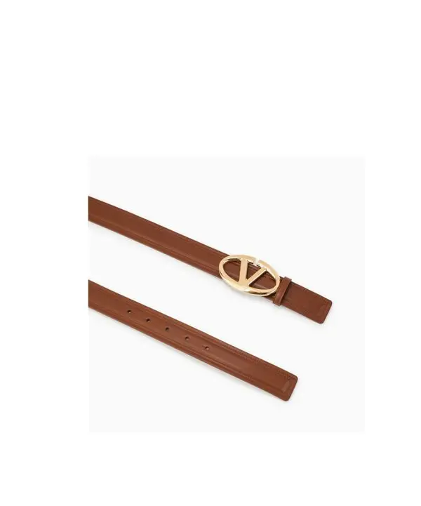 Valentino Garavani Vlogo Signature Reversible Belt - Brown