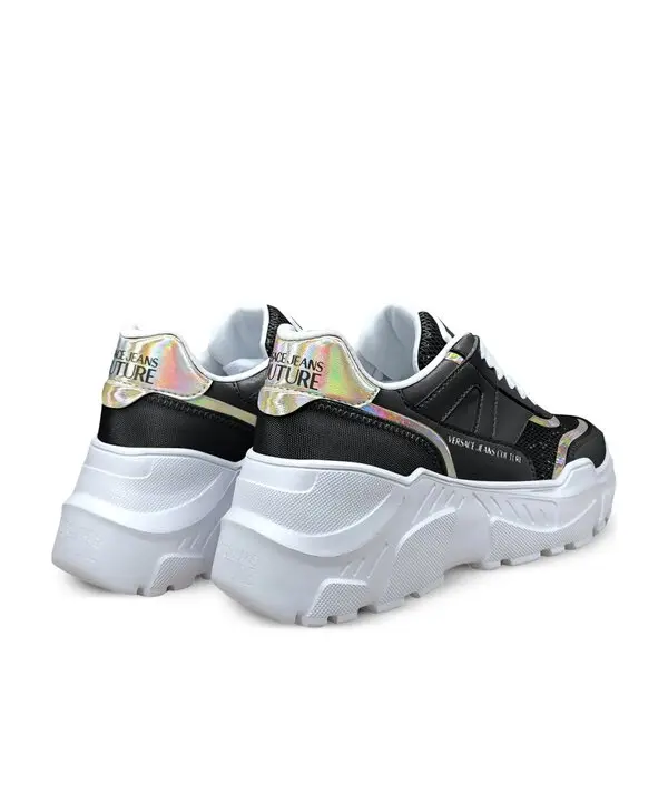 Versace Chunky Logo Sneakers - Black