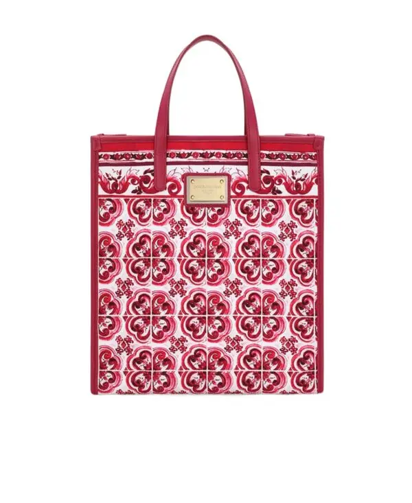 Dolce & Gabbana Small Shopping Tote Bag - Red
