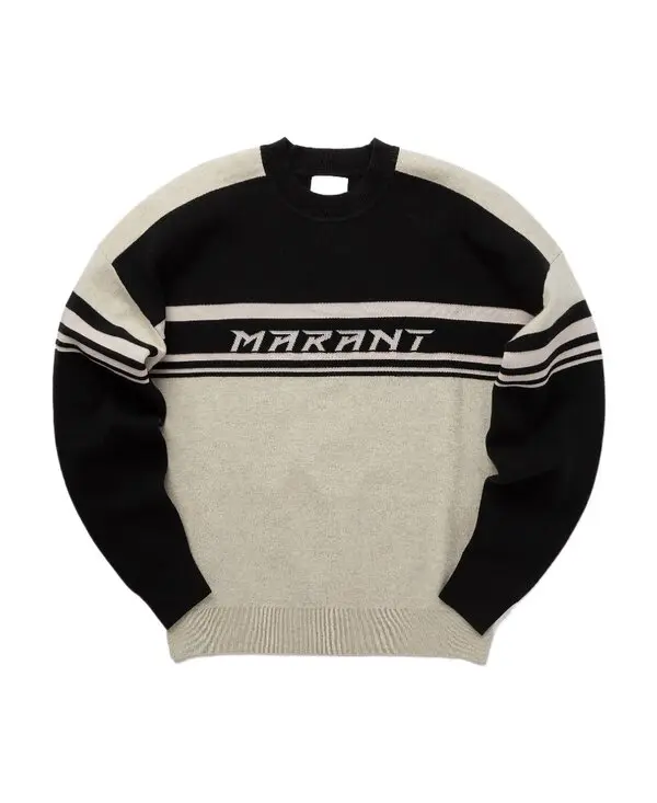 Isabel Marant Étoile Logo Intarsia Knit Crewneck Jumper