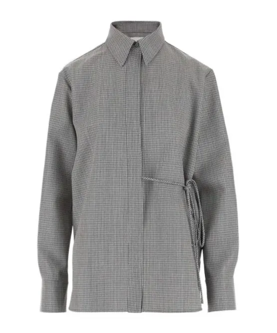 JIL SANDER Long-sleeved Checked Shirt