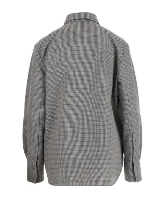 JIL SANDER Long-sleeved Checked Shirt