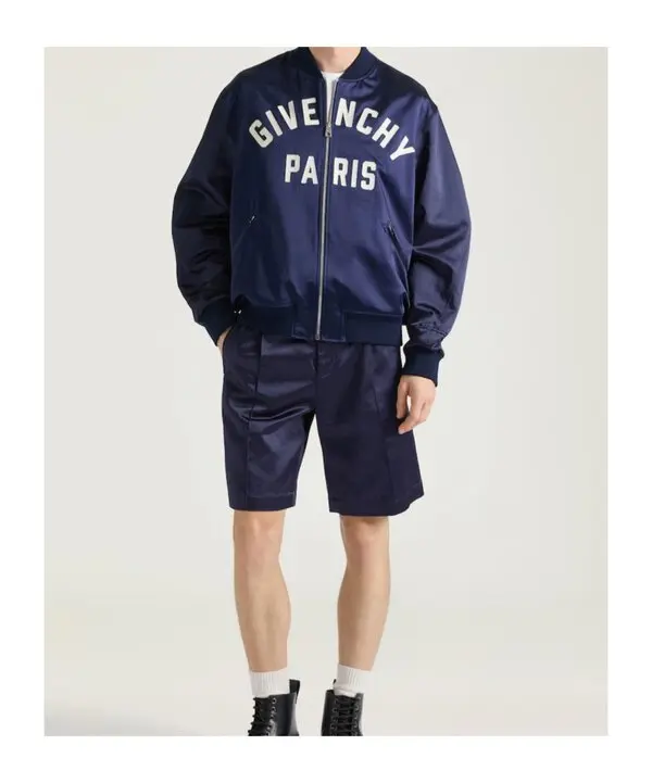 Givenchy Paris Couture Seam Bomber Jacket