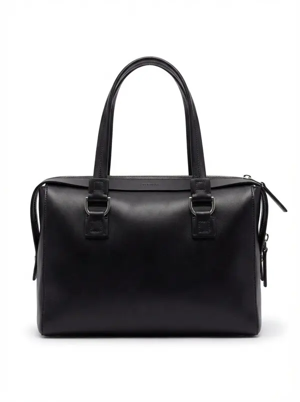 Sportmax Zippered Shoulder Bag - Black