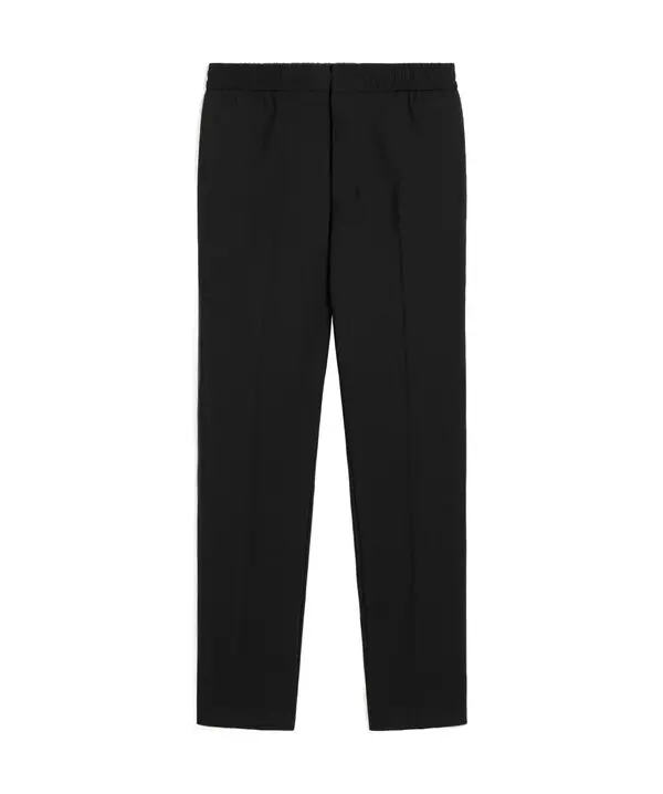 Ami Tailored Straight-leg Pants - Black