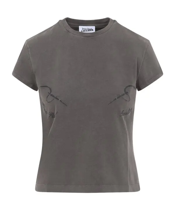 JEAN PAUL GAULTIER Short Sleeve T-shirt - Black