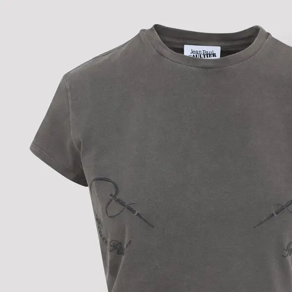JEAN PAUL GAULTIER Short Sleeve T-shirt - Black