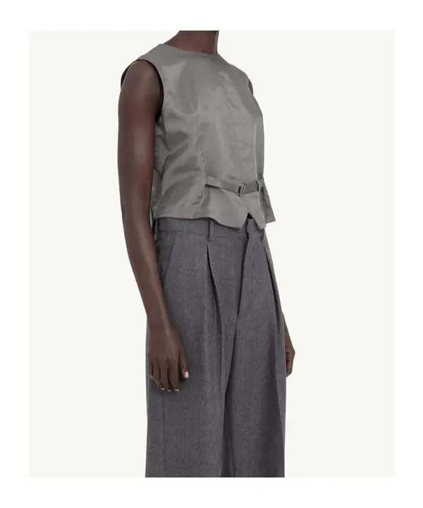 MAISON MARGIELA Satin Strapped Waistcoat