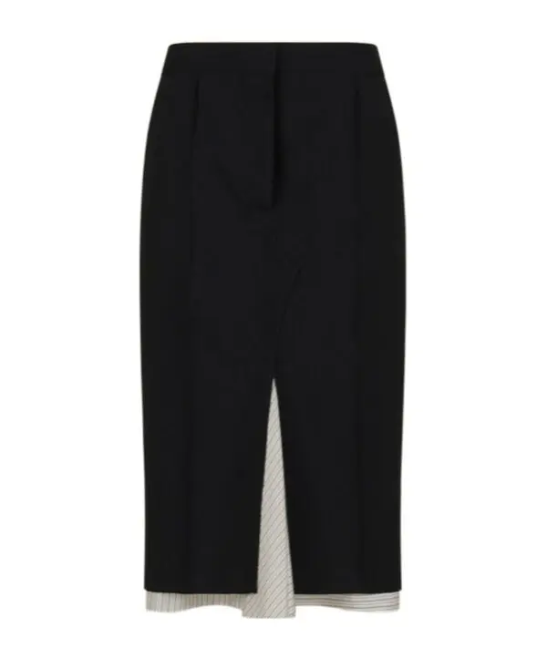 Marni Tropical Wool Midi Skirt