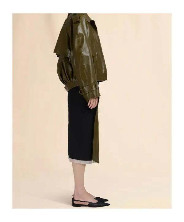 Marni Tropical Wool Midi Skirt